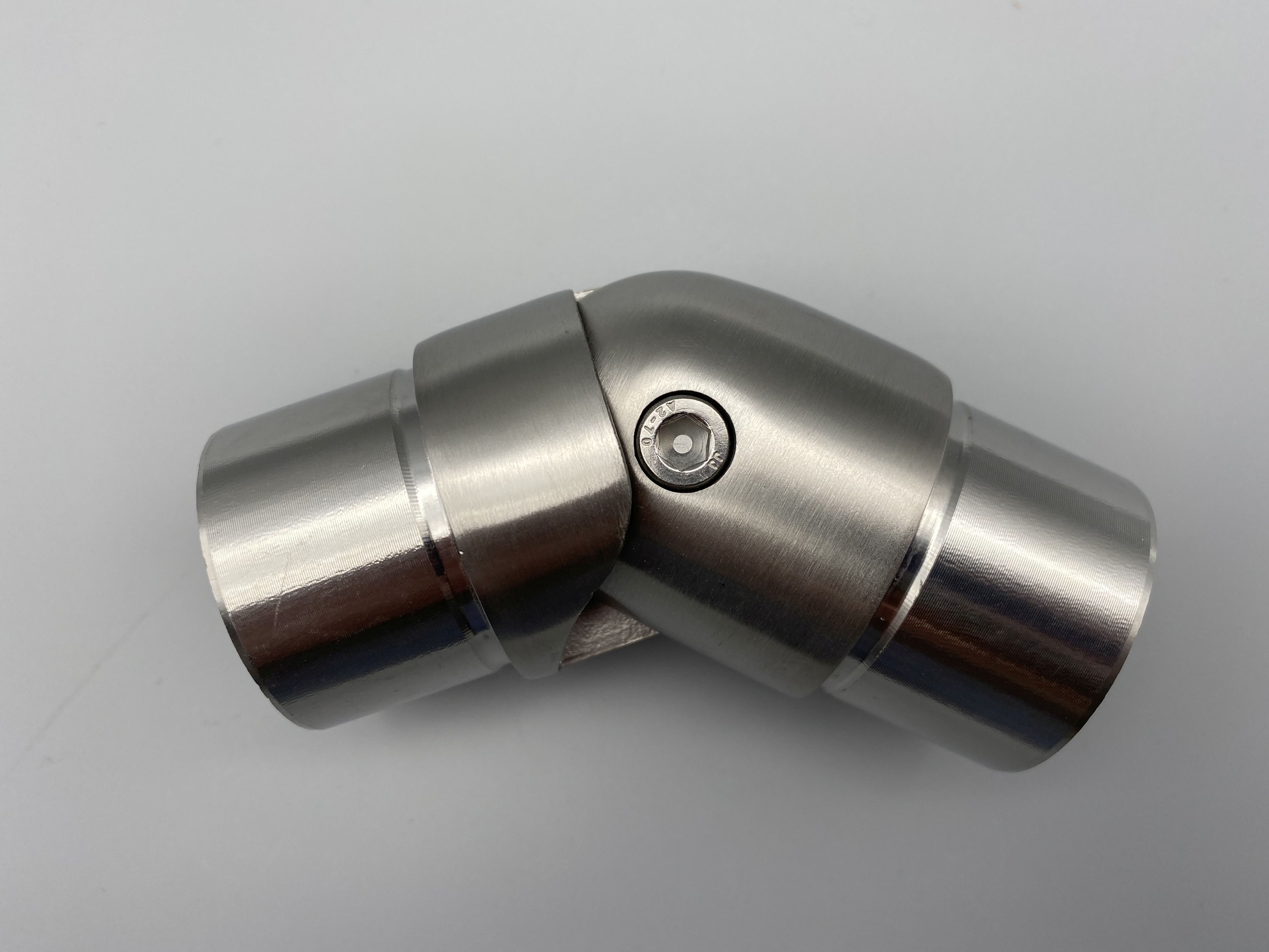 Edelstahl Steckfitting Rohrverbinder Rohrbogen Ecke Bogen Verbinder Geländer V2A | eBay